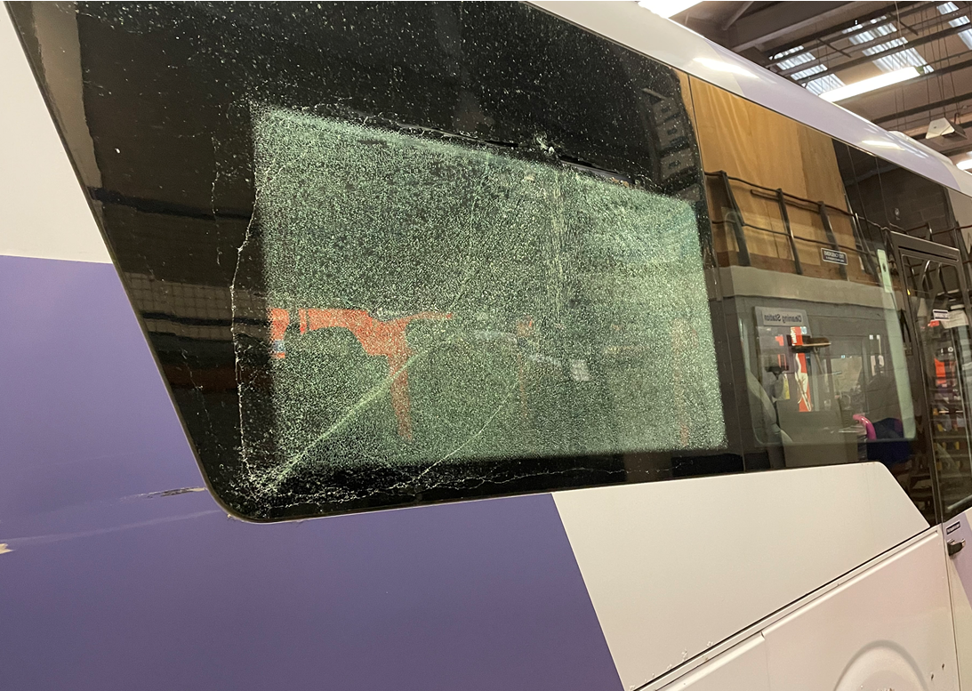 Service 26 Diverted Due to Bus Window Attacks - Midland Bluebird
