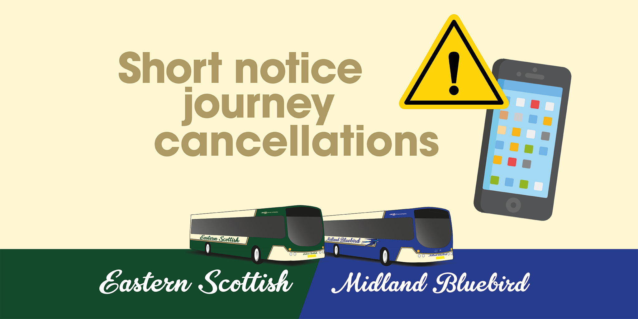 Short Notice Journey Cancellations - McGill's Scotland East